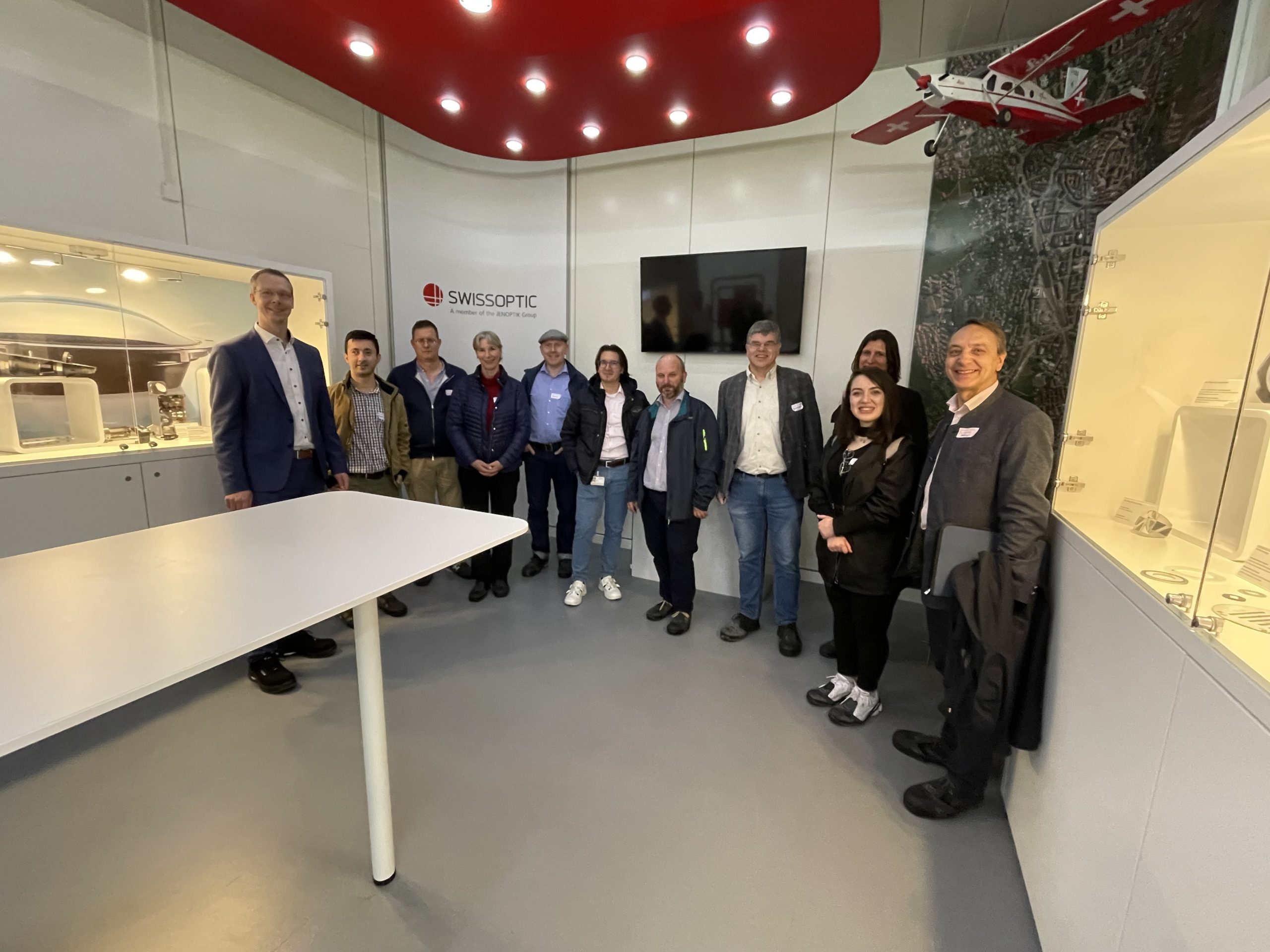 Matchmaking tour at Rhysearch and SwissOptic - CoBooster